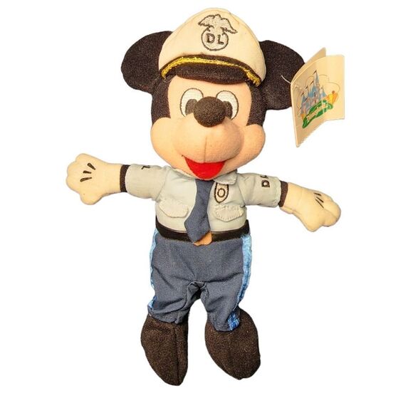 Disney | Toys | Disneyland Policeman Bean Bag Toy Mickey Mouse Plush 9 ...